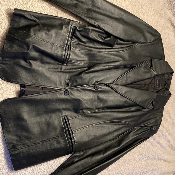 George | Jackets & Coats | George Leather Coat Nwot | Poshmark
